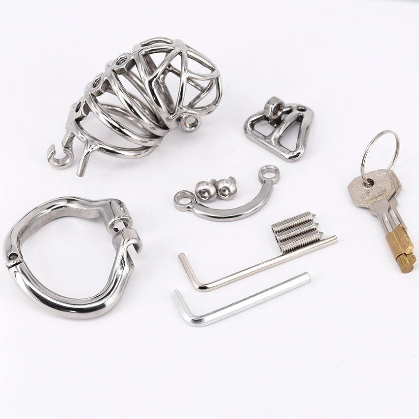 Metal Chastity Cage 2.76 inches Long – topchastity