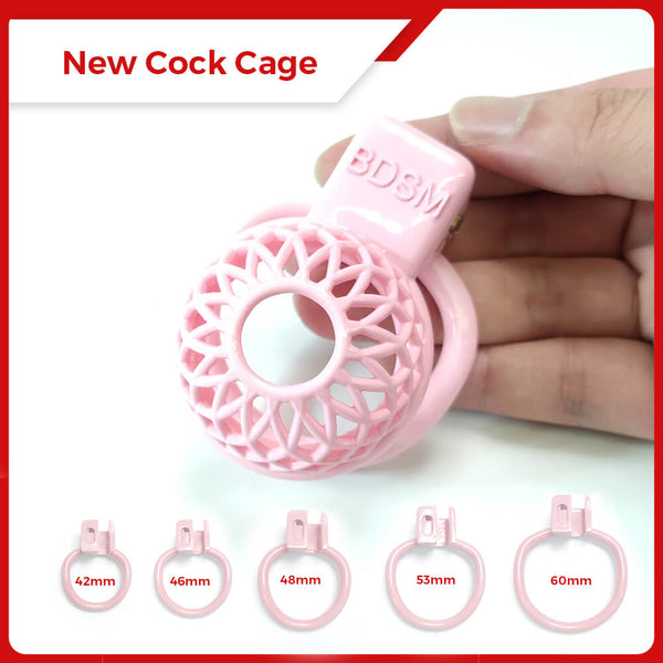 Pink Slave Chastity Cage – topchastity