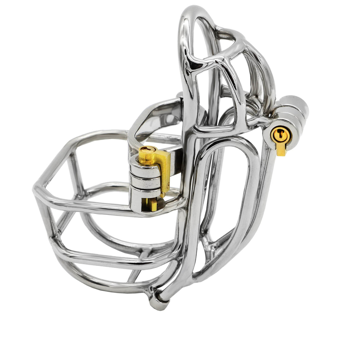 Stainless Steel Detachable PA Puncture Chastity Device – topchastity